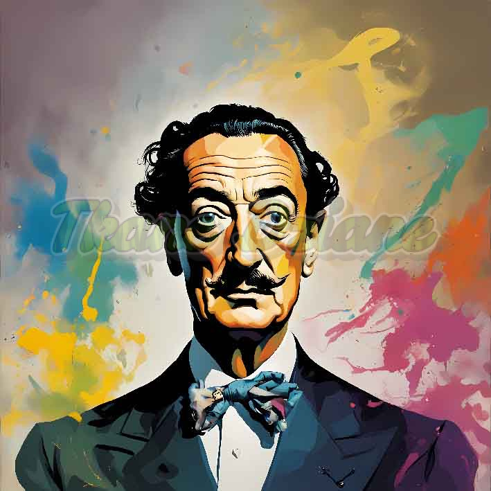 TkaneDziane.pl > PANEL DRUKOWANY SALVADOR DALI NR 6